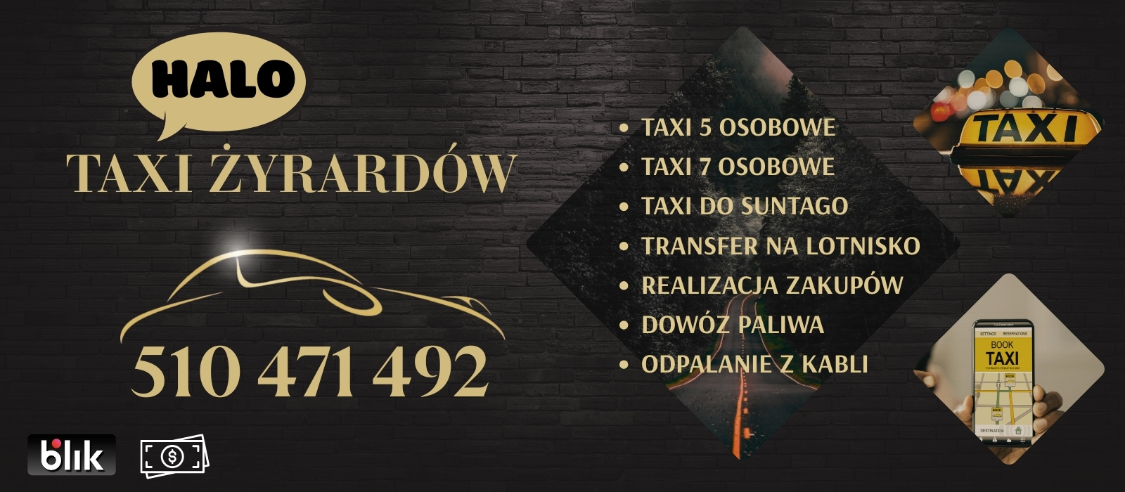 Halo Taxi Żyrardów | 510 471 492
